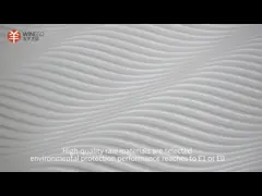 Moisture Resistance 3D Decorative Wall Panels MDF Board Three Dimensional Design