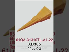R385 R485 61QA-31310 66NB-31310TL Ultra-Hard Rock Bucket Teeth