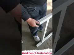 China ESD Workbench With Shelving For Organized Component Storage for sale