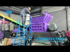 glass shredder machine, glass crusher machine, waste shredder machine