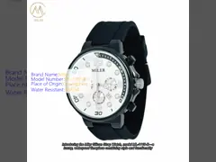 Top Quality Design Fashion Waterproof Luminous Luxury Calendar Waterproof Custom Quartz Wrist Watch