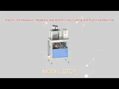 China Computerized 50mm Headrails and Bottom rails Cutting and Punching Machine for Aluminum Venetian Blind Manufacturing for sale