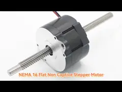 NEMA 16 Flat Non - Captive Stepper Motor Thin Build Broad Application Potential