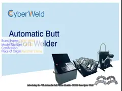 5kVA Automatic Butt Fusion Welding Machine HDPE Pipe Welding Machine CW 180