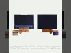 Módulo de pantalla LCD RT096017A con pantalla PMOLED TFT de transmisión 128X64