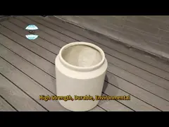 Warmer Camping Burners Heater Fiber Cement Pot for and Drainage Holes