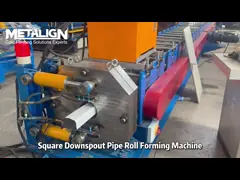 정밀 절단으로 100*100mm 평면 다운 파이프 롤 형성 기계