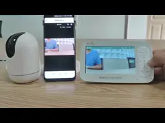 China Diy Home Security Audio 2 Way Baby Monitor Wifi 2.4Ghz Baby Dog Pet Monitor 360 Panoramic for sale