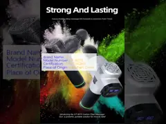 4 teste 5 velocità senza fili e ricaricabile massaggiatore di potenza compatta