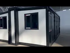Double Wing Prefab Container House with Broken Bridge Aluminum Window
