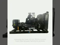China 600kW/750kVA Cummins Power Diesel Generator Lower Maintenance Costs And Noise Level for sale