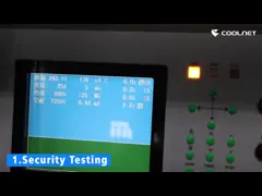 Inspectie van de Coolnet Precision Air Conditioning Test