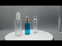 Round shape PETG plastic cosmetic bottle