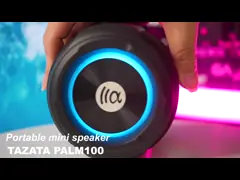 China TAZATA PALM 100 IPX7 Waterproof Wireless Bluetooth Speaker With TWS Function And Premium Sound for sale