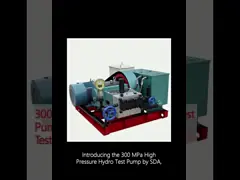 China 300MPa High Pressure Hydro Test Pump Hydraulic Water Pressure Testing Machine for sale