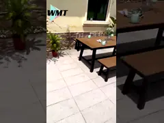 Durable Metal Outdoor Table and Chairs Set Waterproof, rust-resistant, and fade-proof. This patio