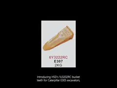1U3202RC 1U3202  Bucket Teeth For E305 Excavator With 48-52HRC