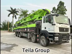 China Zoomlion Used 70m Concrete Pump Truck With SITRAK Chassis 2022 Construction Machinery for sale