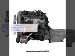 Secondhand J-eep D4CBT 2.0 2.5 4cyl 4 Cylinder Diesel Engine 2003 Korea Original