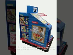 Custom Corrugated Cardboard POP Counter Displays Retail Store Pallet Display Stands