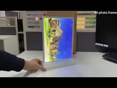 Mini desktop light box is mainly used in store front.