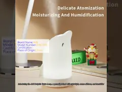 Lumière de nuit LED portable 100V - 240V Dolphin Table Lamp Blanc avec fonction de musique