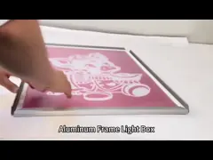 Quickly change out posters once unlocked without tools thanks to clip frame design.