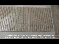 Cina Decorazione in rete di fune metallica in acciaio inossidabile 316 resistente con PVC galvanizzato lucido in vendita