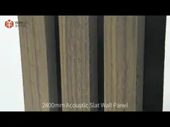 High-Performance Wood Slat Panels For Acoustics And Aesthetic Refinement