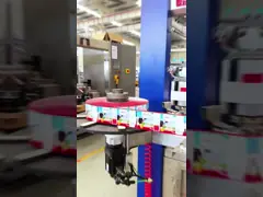 04-09 25,000 cans per hour canned hot melt labeling machine
