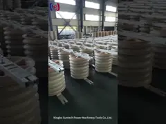 China 660mm Large Diameter Nylon Sheaves Conductor Pulley Stringing Block Transmission Line Tool for sale