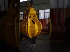 Excavator grapple excavator orange peel grapple grab for excavator