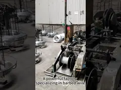 China 2.0mm Anti Climb Security Fence Barbed Wire 200m 300m 360m Galvanized for sale