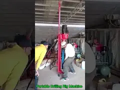 Horizontal Borehole Drilling Rig Portable DTH Drilling Machine Hydraulic Drilling Rig