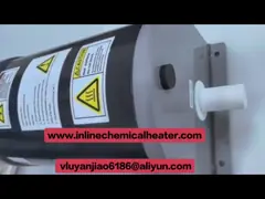 240V chauffeur chimique en ligne à quartz à phase unique de 6 kW pour le processus de nettoyage SC1