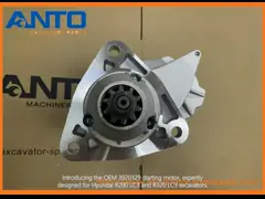3920329 Starting Motor Excavator Engine Parts Fitting For HYUNDAI R290LC3 R320LC3