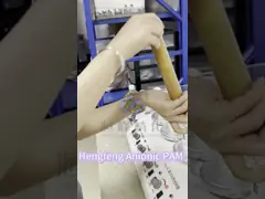 China Chemical PAM Cationic Polymer Polyacrylamide Sludge Dewatering Mud Press for sale