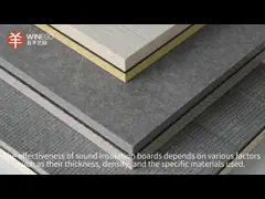 Inorganic Materials Sound Insulation Board E1 Grade Eco Friendly For Hotel Room