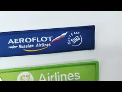 Blue Aeroflot+ Green Airlines keychain
