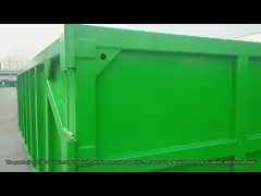 China Waste Recycling Hook Lift Bins Container For Environmentally Friendly Waste Management for sale