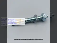 China Galvanized Window Installation Concrete Screw Anchor Bolts for sale