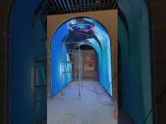 China P4 P2 Thin Flexible Led Screen 128*256MM For Office Building for sale