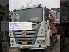 Used Concrete Pump Truck good condition 2019 SANY 30m 30 meters small concrete pump truck