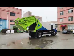 China DONGFENG Rubish Sanitation Compressed Garbage Truck Vehicle Hydraulic for sale