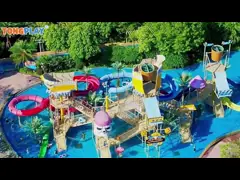 China Dream Castle Series Large Customized Water Village Slide Amusement Equipment Outdoor Water Park Water Playground for sale