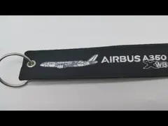 AIRBUS A350 Black Keychain