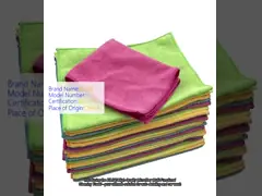 KILINE High Quality Microfiber Multi-Functional Cleaning Towel for Auto Detailing and Car Wash Custom Logo Product Name