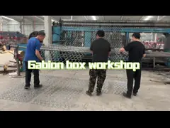 China Plain Weave Cutting Service Gabion Wire Cloth Woven Gabion Box Wire Baskets For River Course for sale