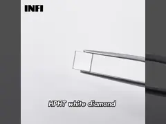 HPHT white diamond