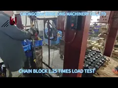 CHAIN BLOCK 1.25 TIMES LOAD TEST